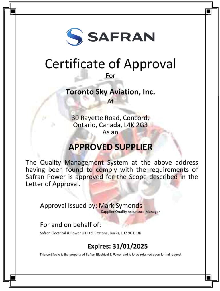 Quality - Toronto Sky Aviation